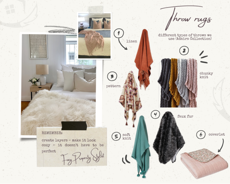 7 Ways to Style a Throw Rug - Foxy Home Staging