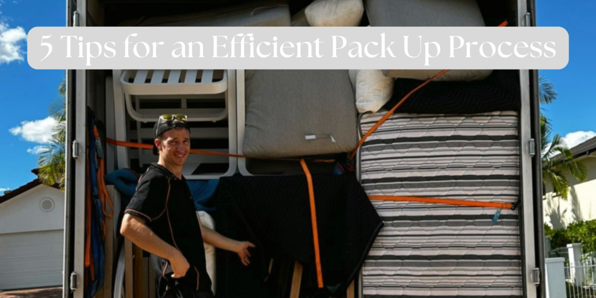 5 Tips for an Efficient Pack Up Process - Foxy Home Staging