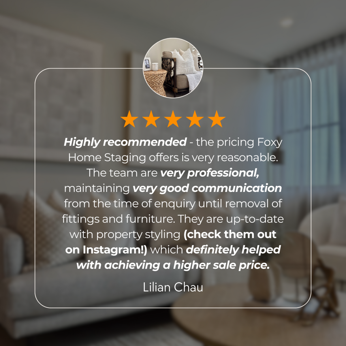 Pricing - Foxy Home Staging